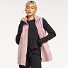 Women's FLX Snap-Front Boucle Mixed-Media Vest