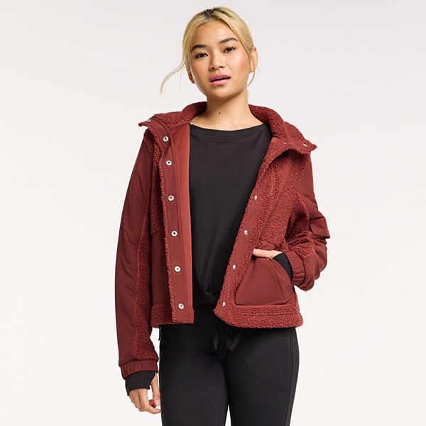 Women's FLX Boucle Mixed-Media Jacket