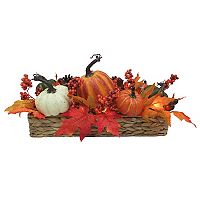 Celebrate Together Fall LED Artificial Pumpkin Table Decor