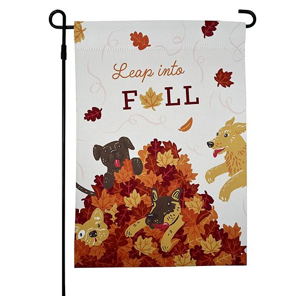 Celebrate Together™ Fall Leap Into Fall Garden Flag