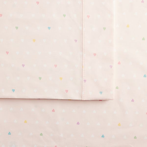 The Big One Kids® Cotton Sheet Set or Pillowcase Set - Sweet Hearts ...