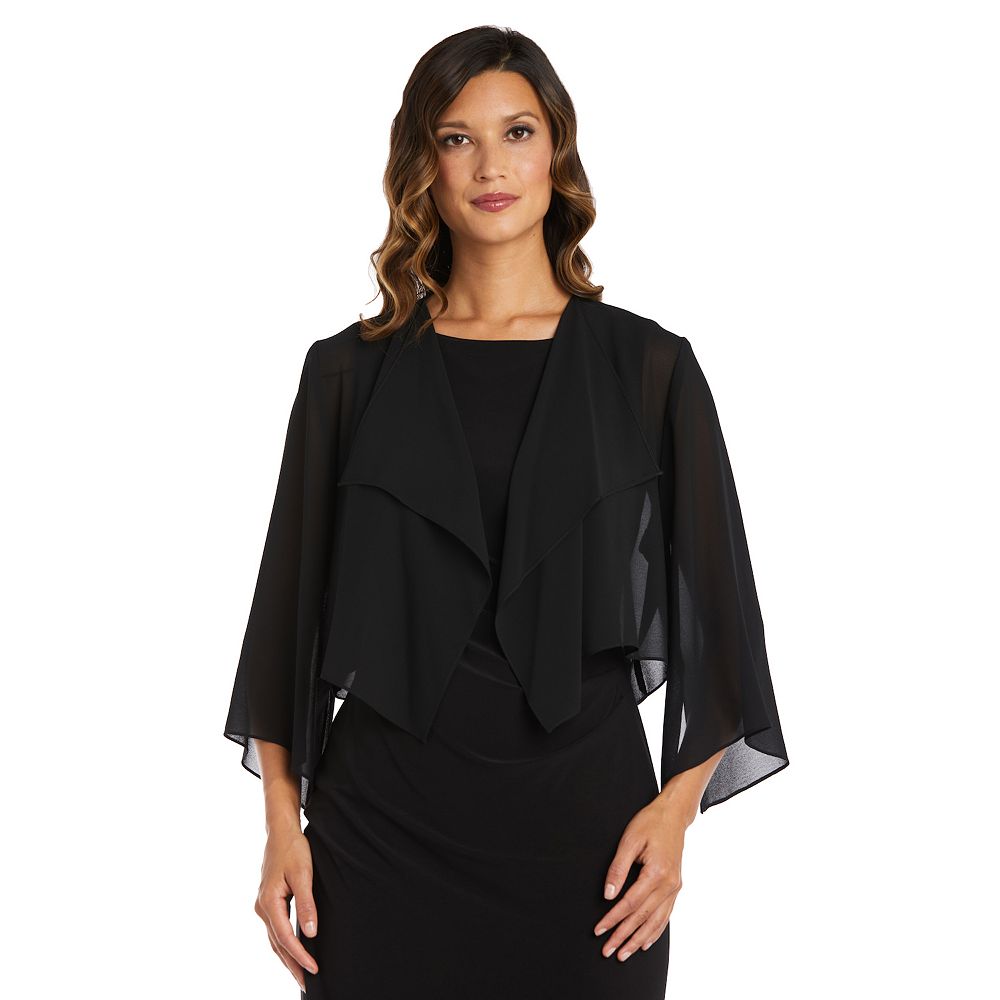 Women's R&M Richards Layered Chiffon Shrug