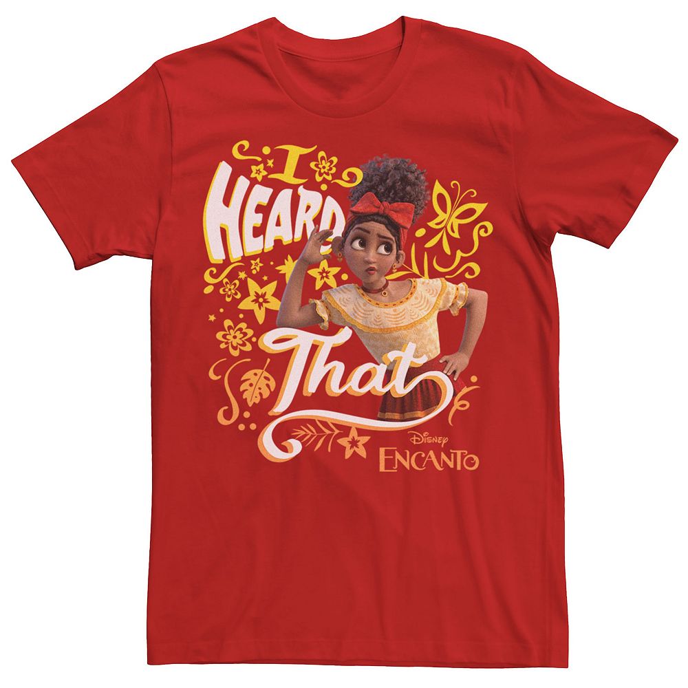 Disney's Encanto Men's Delores I Heard That Tee