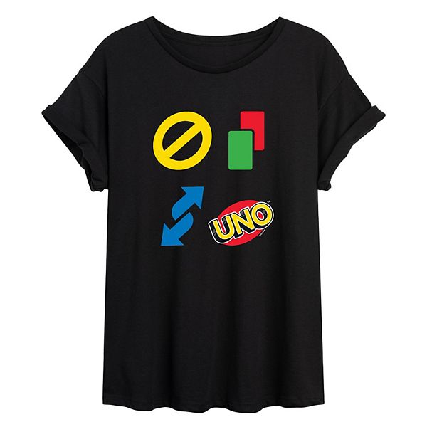 Juniors' Uno Icons Graphic Tee