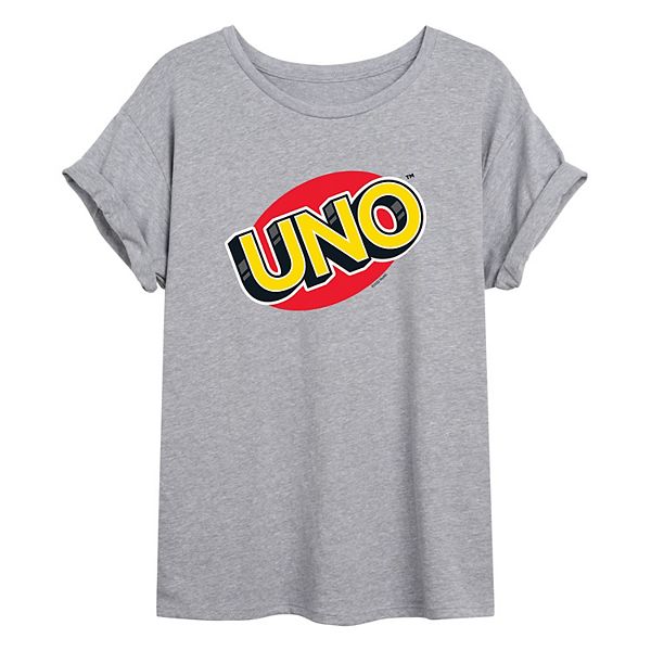 Juniors' Uno Logo Graphic Tee