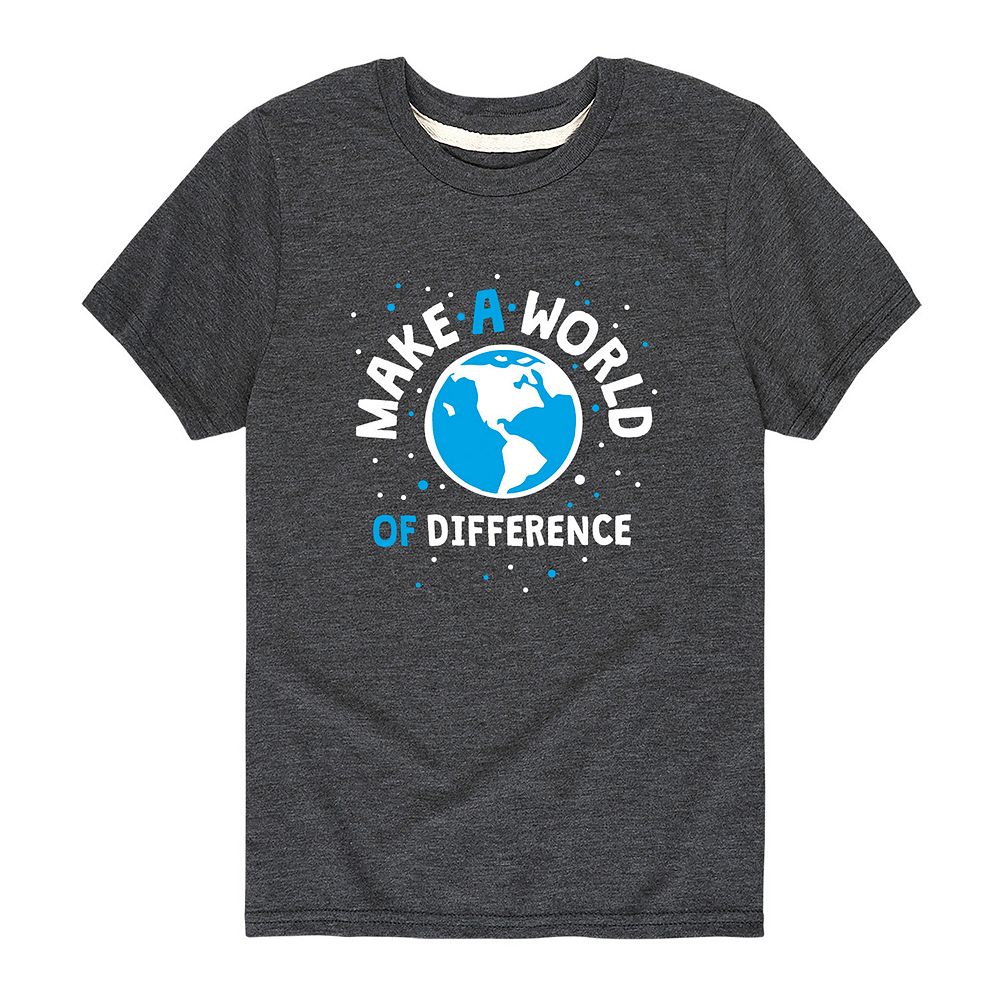 Boys 8-20 Make A World Of Difference Graphic Tee