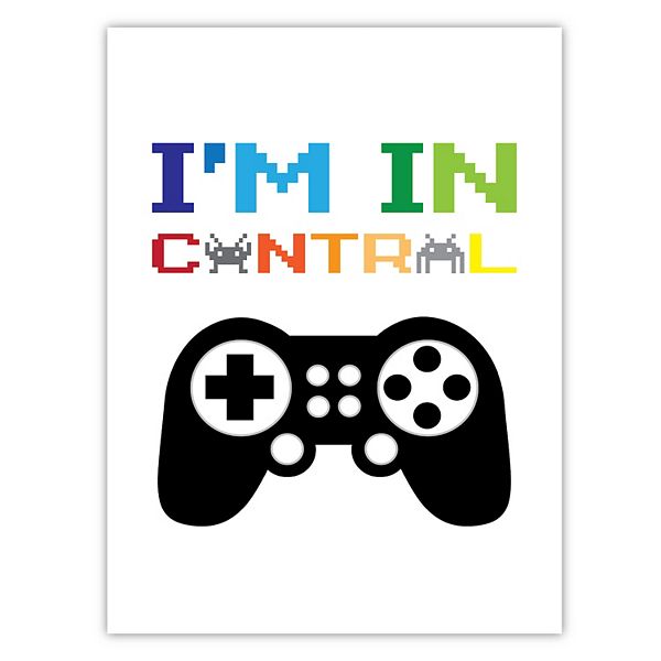 Courtside Market "I'm In Control" Video Game Canvas Art Wall Decor
