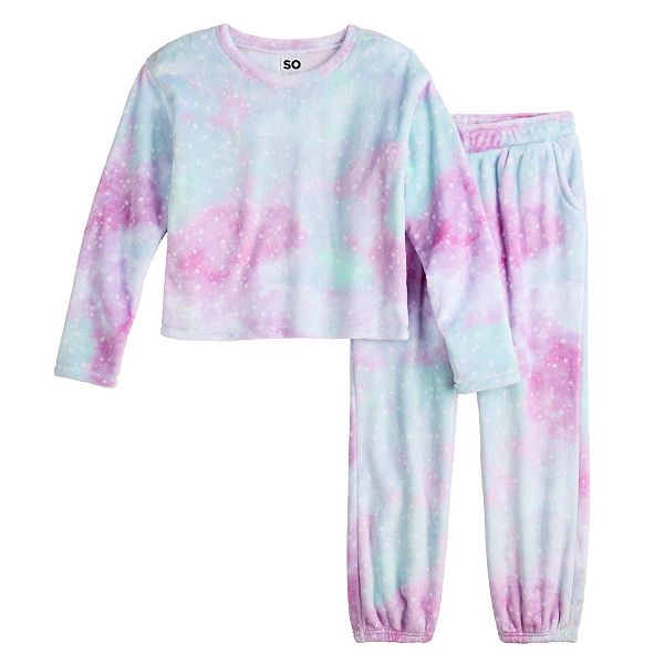 Girls 4-16 SO Crew Lounge Set