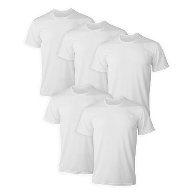 Men's Hanes Ultimate® 4 pack + 1 Bonus X-Temp™ Mesh Crewneck Tee