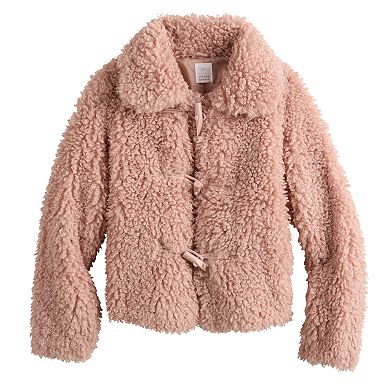 Women's LC Lauren Conrad Cropped Faux-Fur Jacket