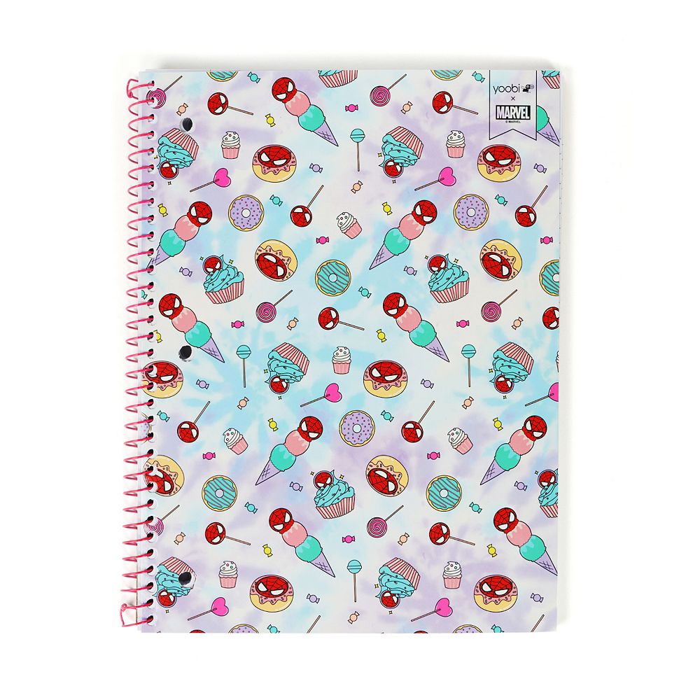 Yoobi Marvel Spider-Man Kawaii Sweets 1 Subject Notebook