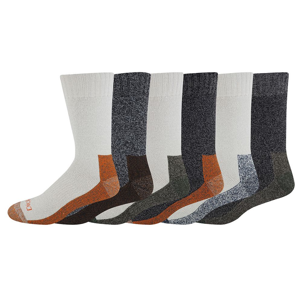 Men's Dickies Outdoor Trekker Moisture-Control 6-Pack Crew Socks