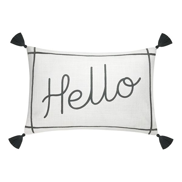 Sonoma Goods For Life® "Hello" Pillow