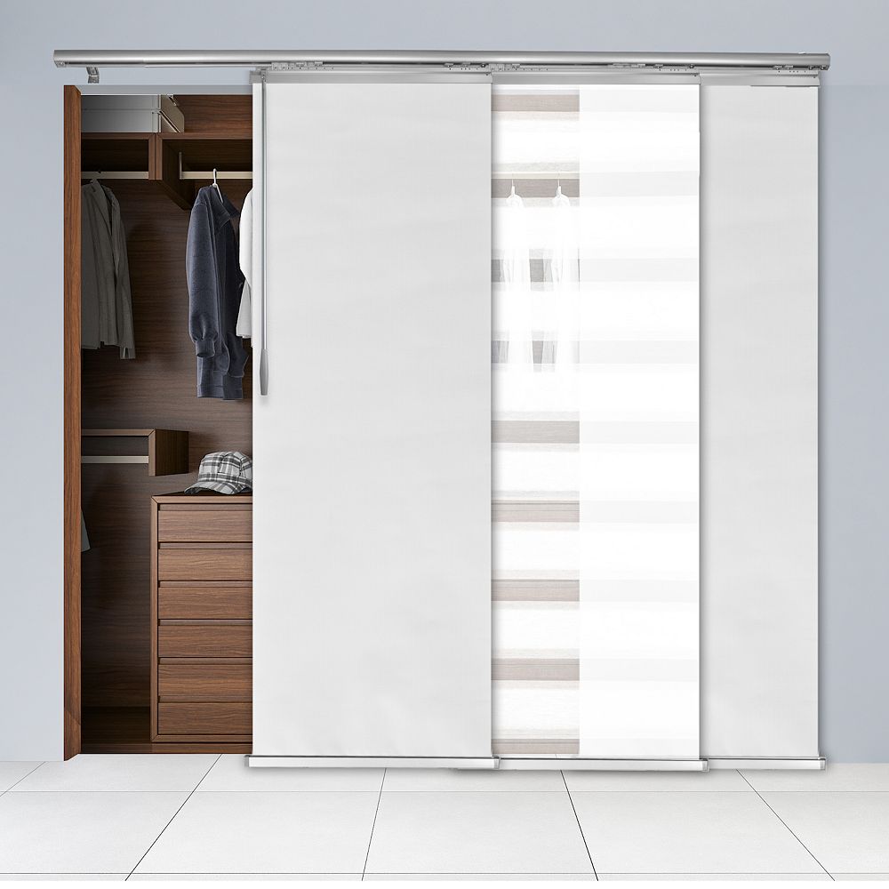 Rod Desyne 3-Panel Single Rail Adjustable Track Room Extendable Divider
