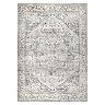 nuLOOM Brielle Machine Washable Vintage Medallion Area Rug