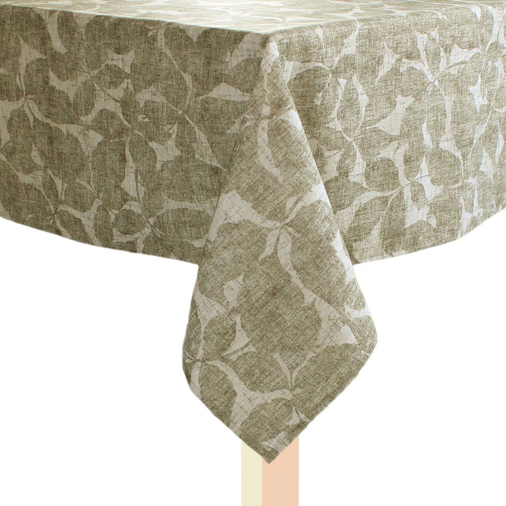 Food Network™ Khaki Leaves Tablecloth