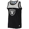 Men's Starter Black/Silver Las Vegas Raiders Team Touchdown Fashion ...