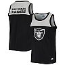 Men's Starter Black/Silver Las Vegas Raiders Team Touchdown Fashion ...