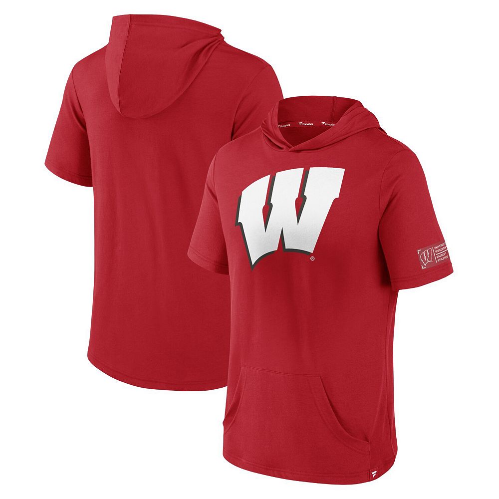 Men's Fanatics Branded Red Wisconsin Badgers Approach Run Pullover ...