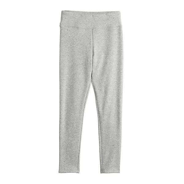 Girls 4-16 SO® Fleece-Lined High Rise Leggings