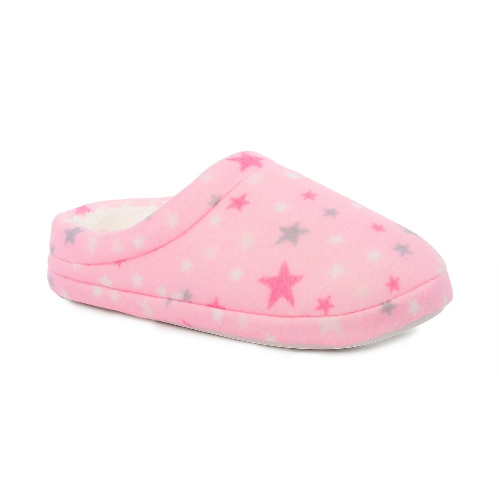 Girls Cuddl Duds Fleece Clog Slippers