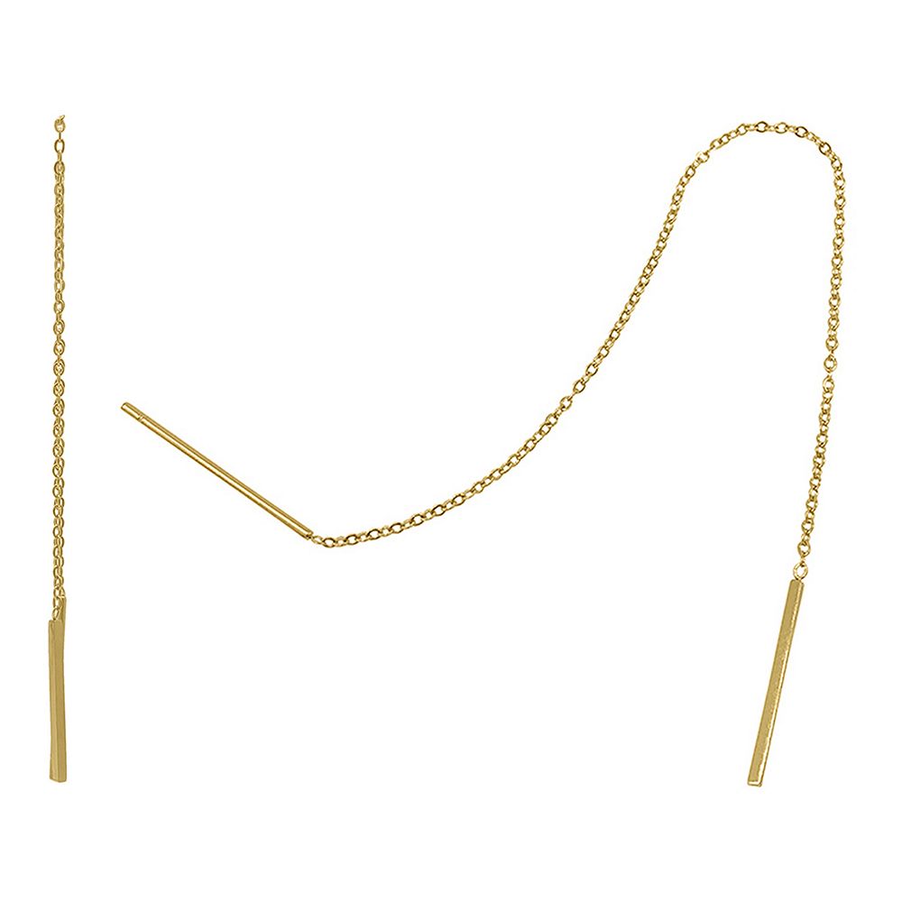 Surprising 14k Gold Threader Earrings Images