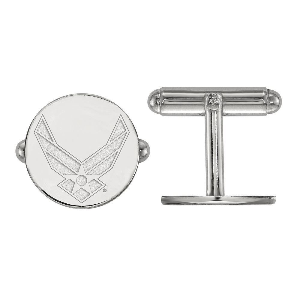 Men's LogoArt Sterling Silver United States Air Force Cuff Links