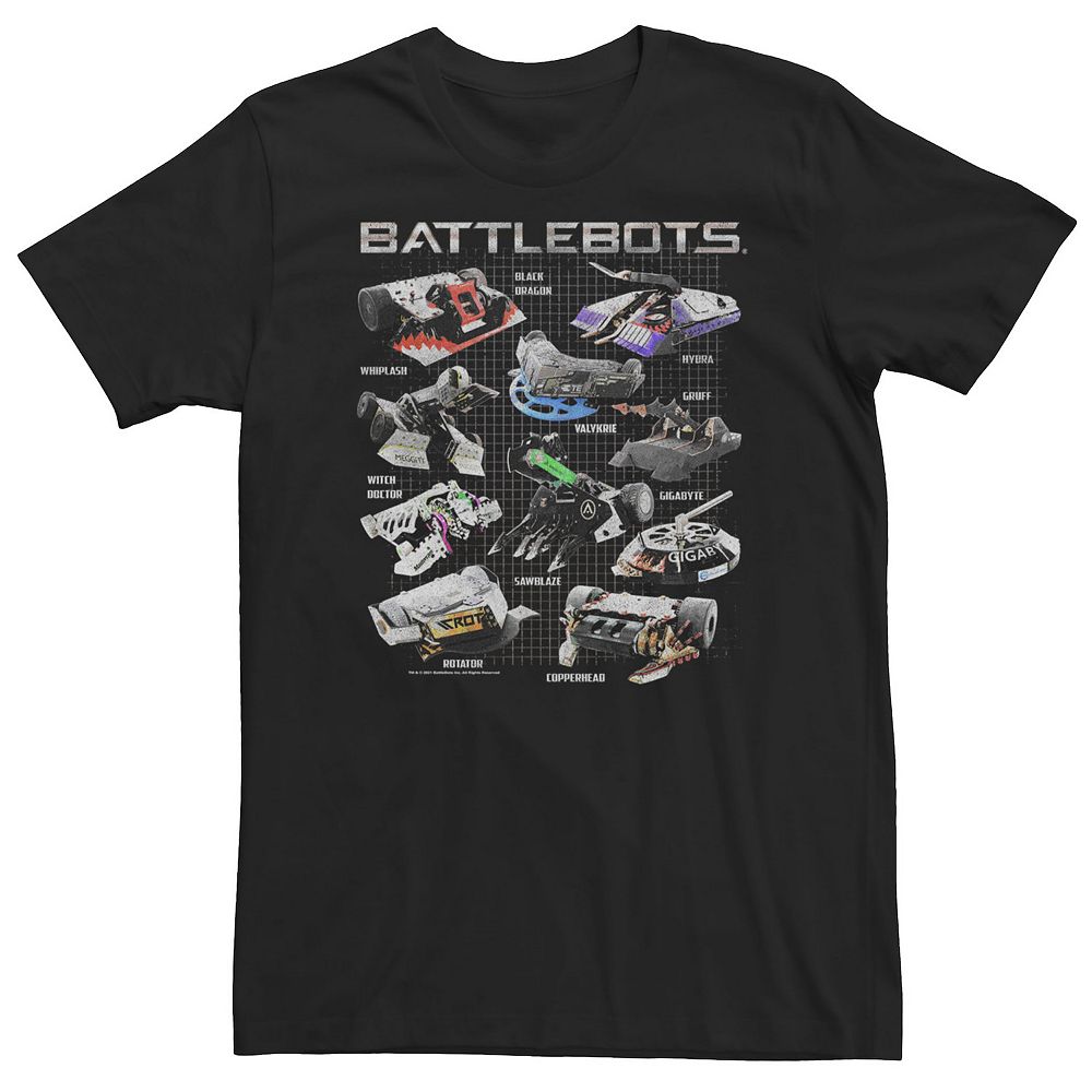 Big & Tall BattleBots Fighter Collage Tee