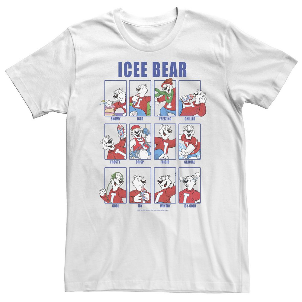 Big & Tall ICEE Bear Emotions Portrait Panels Tee