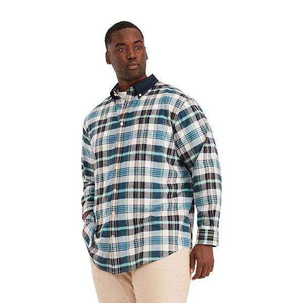 Big & Tall Tommy Hilfiger Mavis Plaid Button-Down Shirt