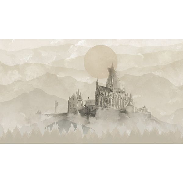 Harry Potter Hogwarts Castle 7-Panel Peel & Stick Wallpaper Mural by ...