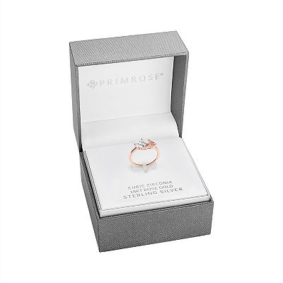 Primrose 18kt rose gold over sterling silver ring store