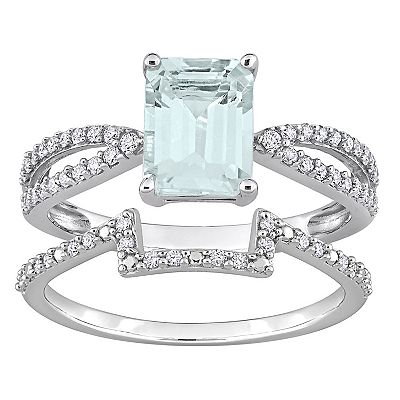 Kohls aquamarine ring store