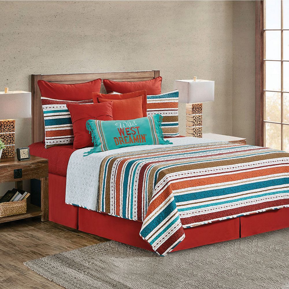 C&F Home Ezekiel Ridge Striped 3-Piece Quilt Set with Shams