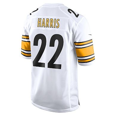 Men's Nike Najee Harris White Pittsburgh Steelers Game Jersey