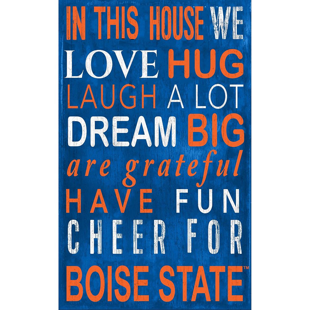 Boise State Broncos In This House Wall Décor