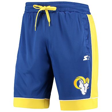 Men's Starter Royal/Gold Los Angeles Rams Fan Favorite Fashion Shorts
