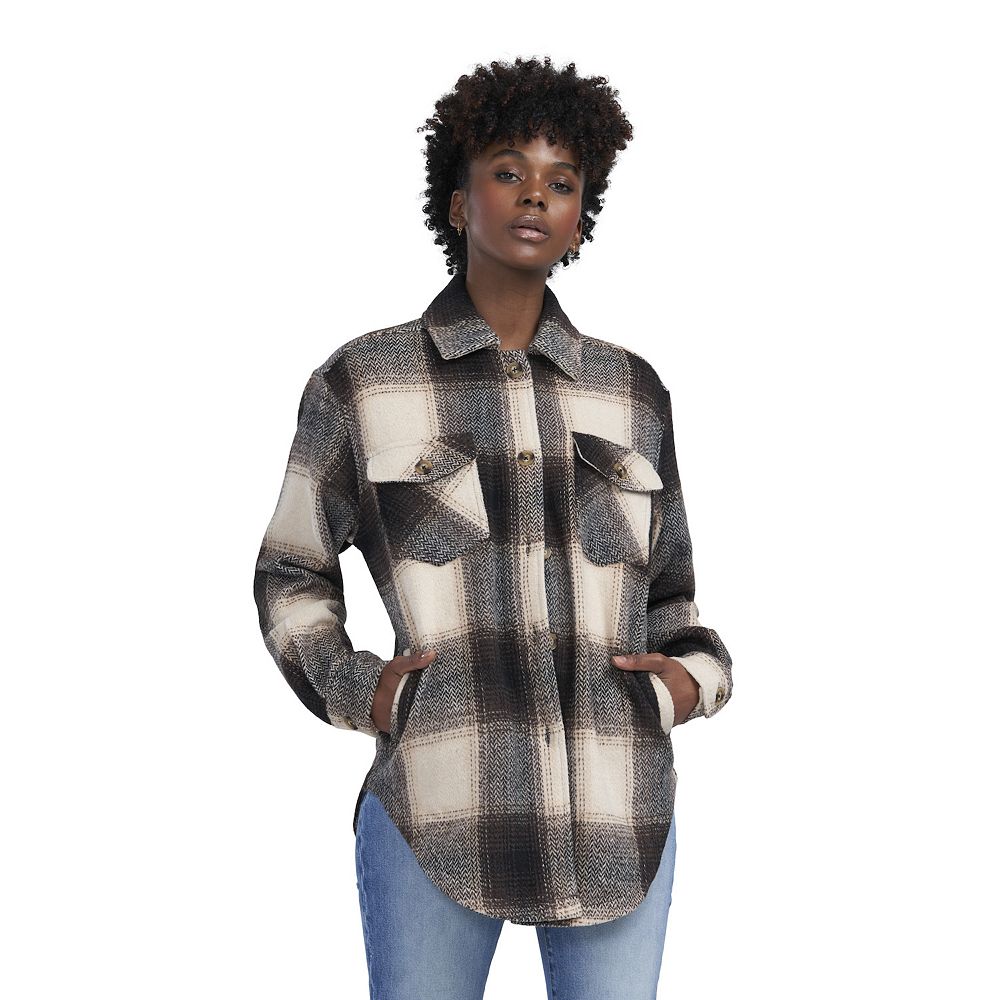 Women's Buffalo David Bitton Plaid Button-Front Shacket