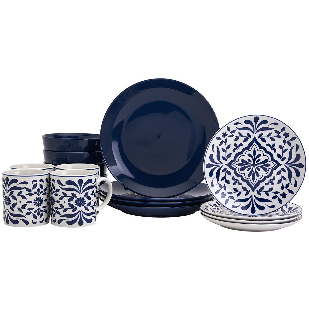 Food Network™ Bjorn Navy 16-pc. Dinnerware Set