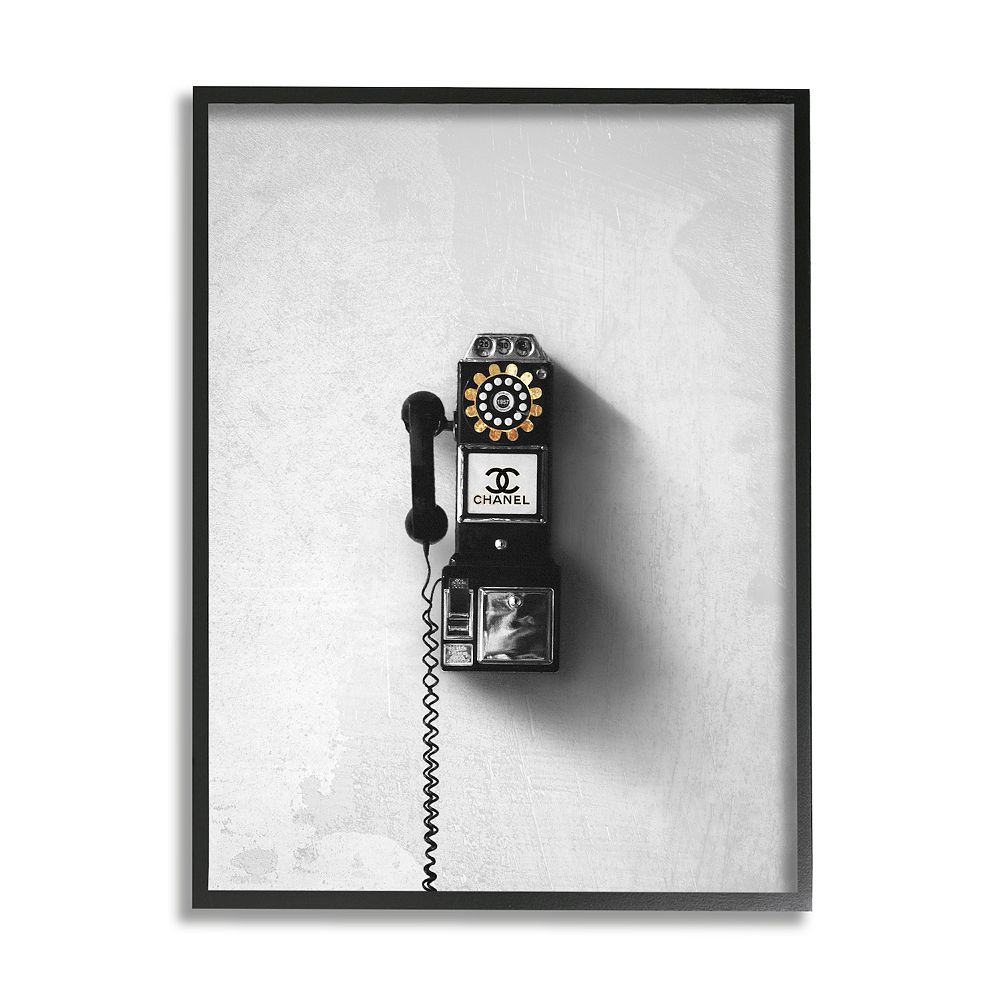 Stupell Home Decor Vintage Fashion Dial Phone Wall Decor