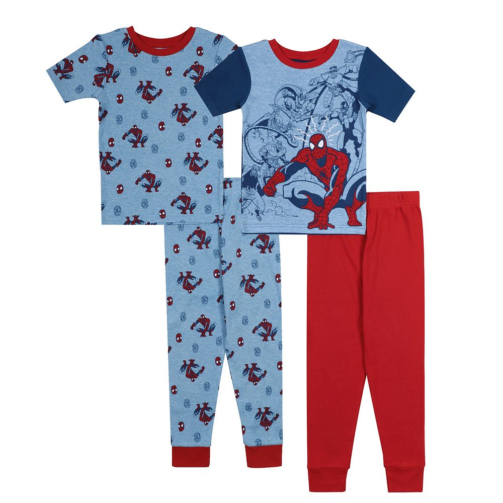 Boys 4-10 Spider-Man "Spidey Sense" 4-Piece Pajama Set