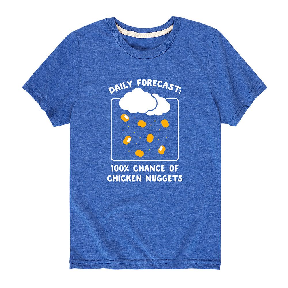 Boys 8-20 Raining Chicken Nuggets Graphic Tee