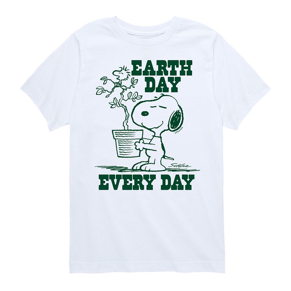 Boys 8-20 Peanuts Earth Day Every Day Graphic Tee