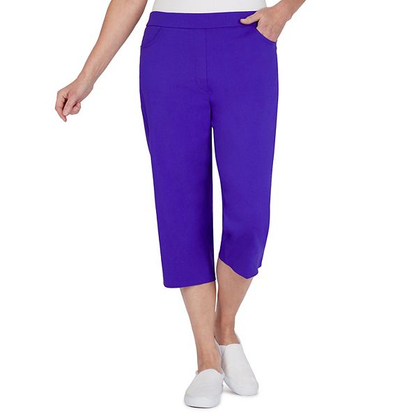 Plus Size Alfred Dunner Calypso Pull On Classic Fit Capri Pants