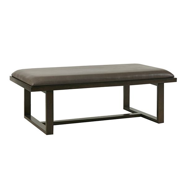 Madison Park Conner Upholstered Rectangular Cocktail Bench