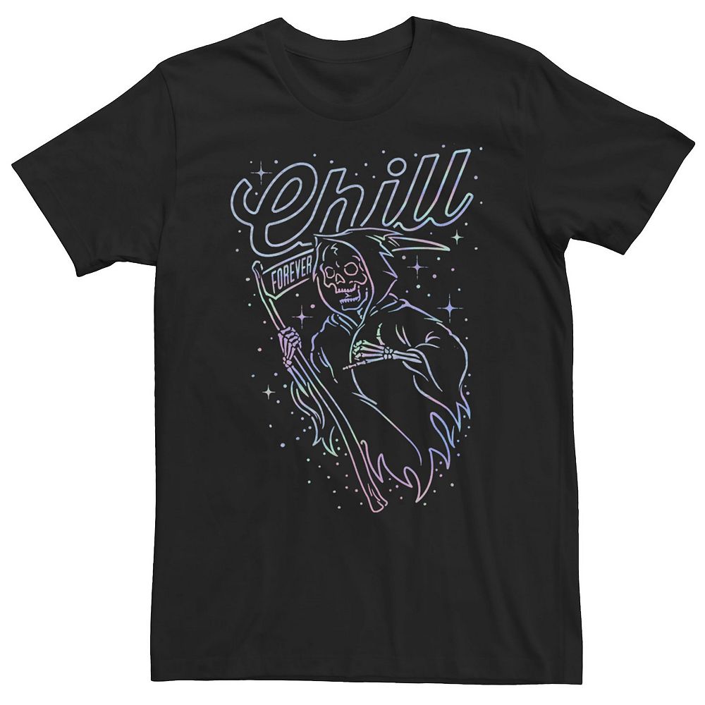Big & Tall Holographic Chill Forever Grim Gripper Tee