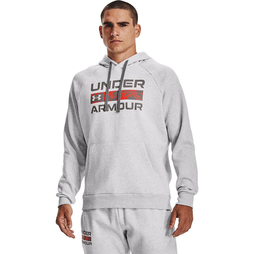 Men's Under Armour Rival Fleece Signature Box Hoodie