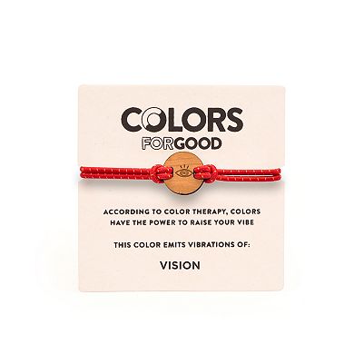COLORS for GOOD Vision Energy Mood Wood Bracelet