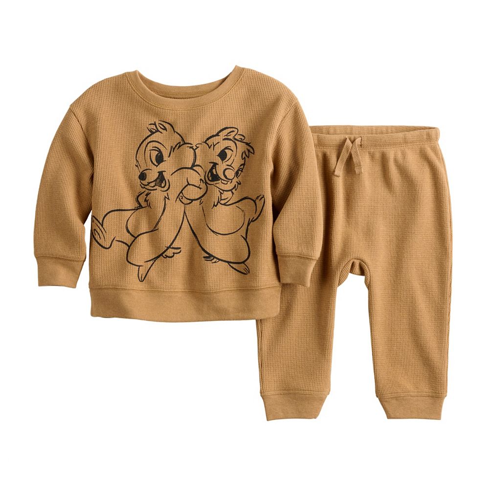 Disney's Chip & Dale Baby Boy Cozy Knit Graphic Tee & Jogger Pants Set ...