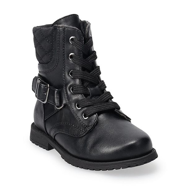 Rachel Shoes Lil Leanna Toddler Girls' Combat Boots